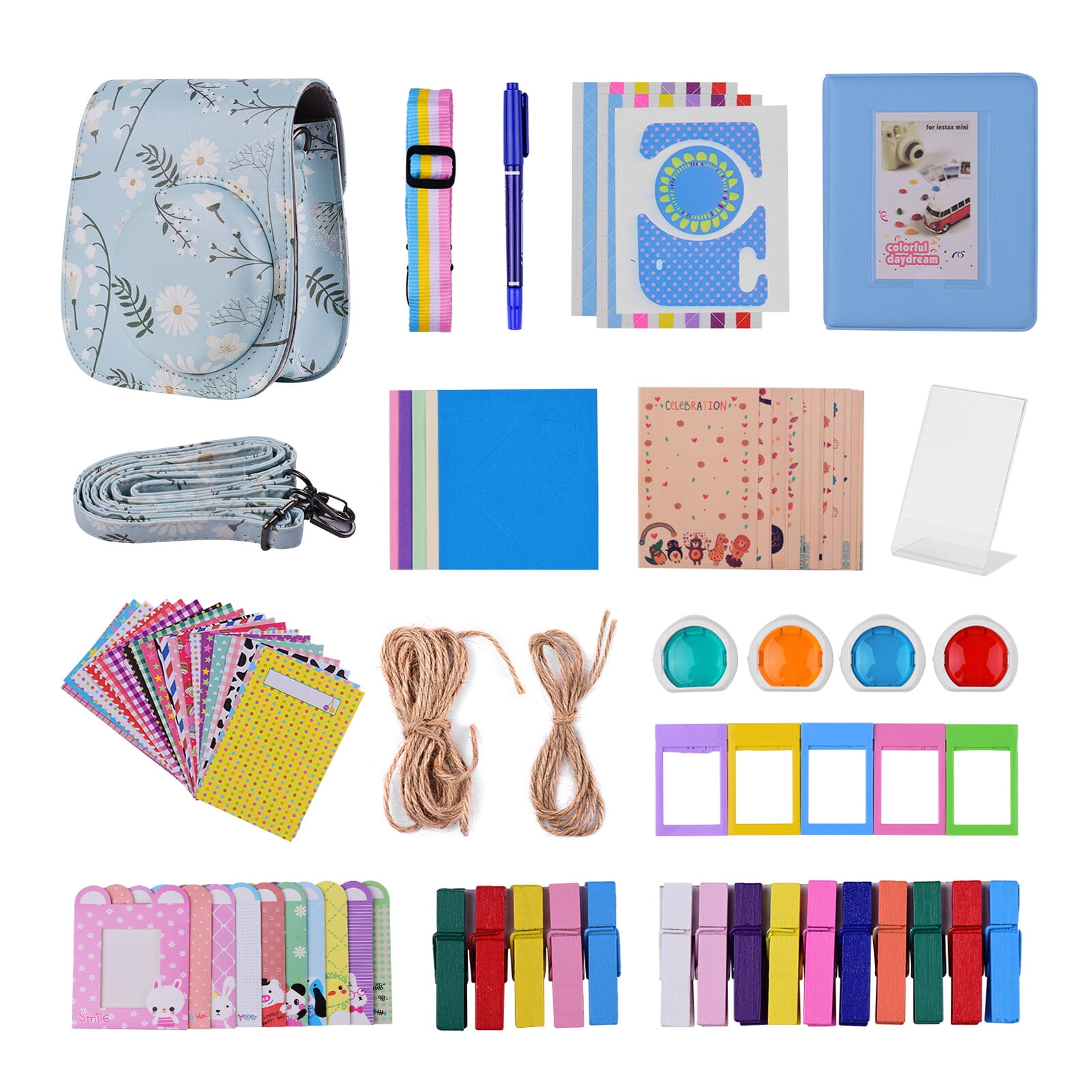 12-in-1 Instant Camera Accessories Bundle Kit Replacement for Fujifilm ...