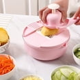 12-in-1 Multifunctional Vegetable Chopper Set - Manual Slicer, Shredder ...