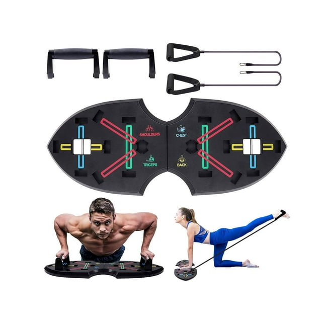12 in 1 Push Up Rack Board System Fitness Workout Train Gym Exercise ...