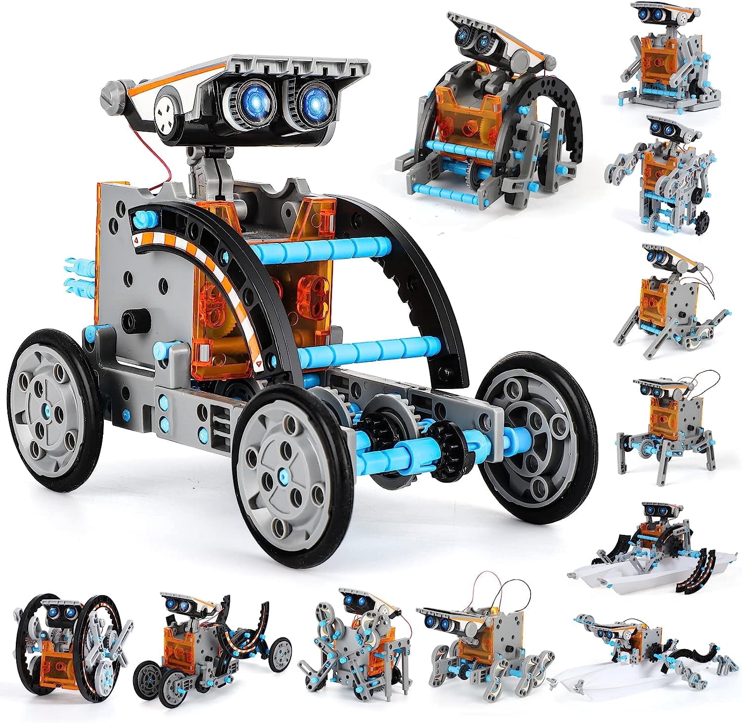12-in-1 STEM Solar Robot Kit Toys Gifts for Kids 8 9 10 11 12 13 Years ...