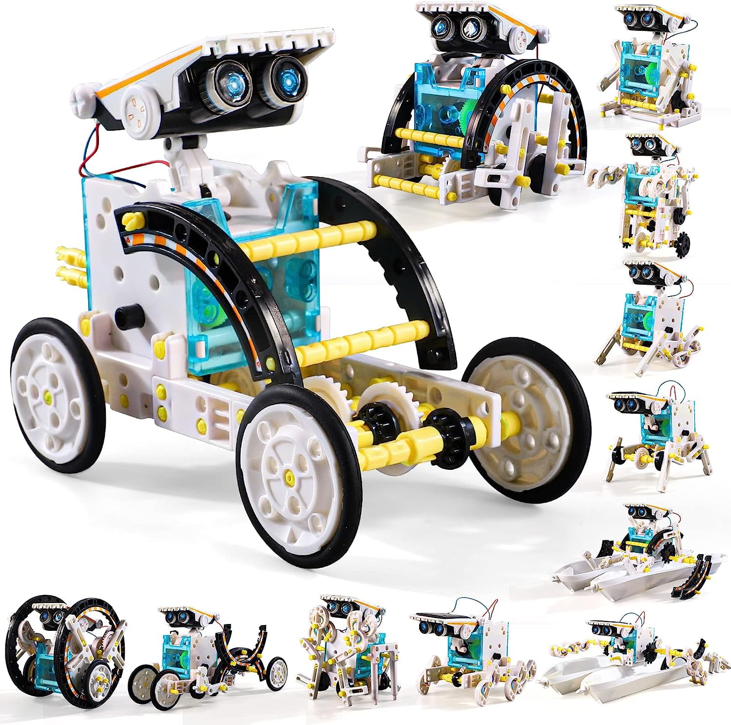 12-in-1 STEM Solar Robot Kit Toys Gifts for Kids 8 9 10 11 12 13 Years ...