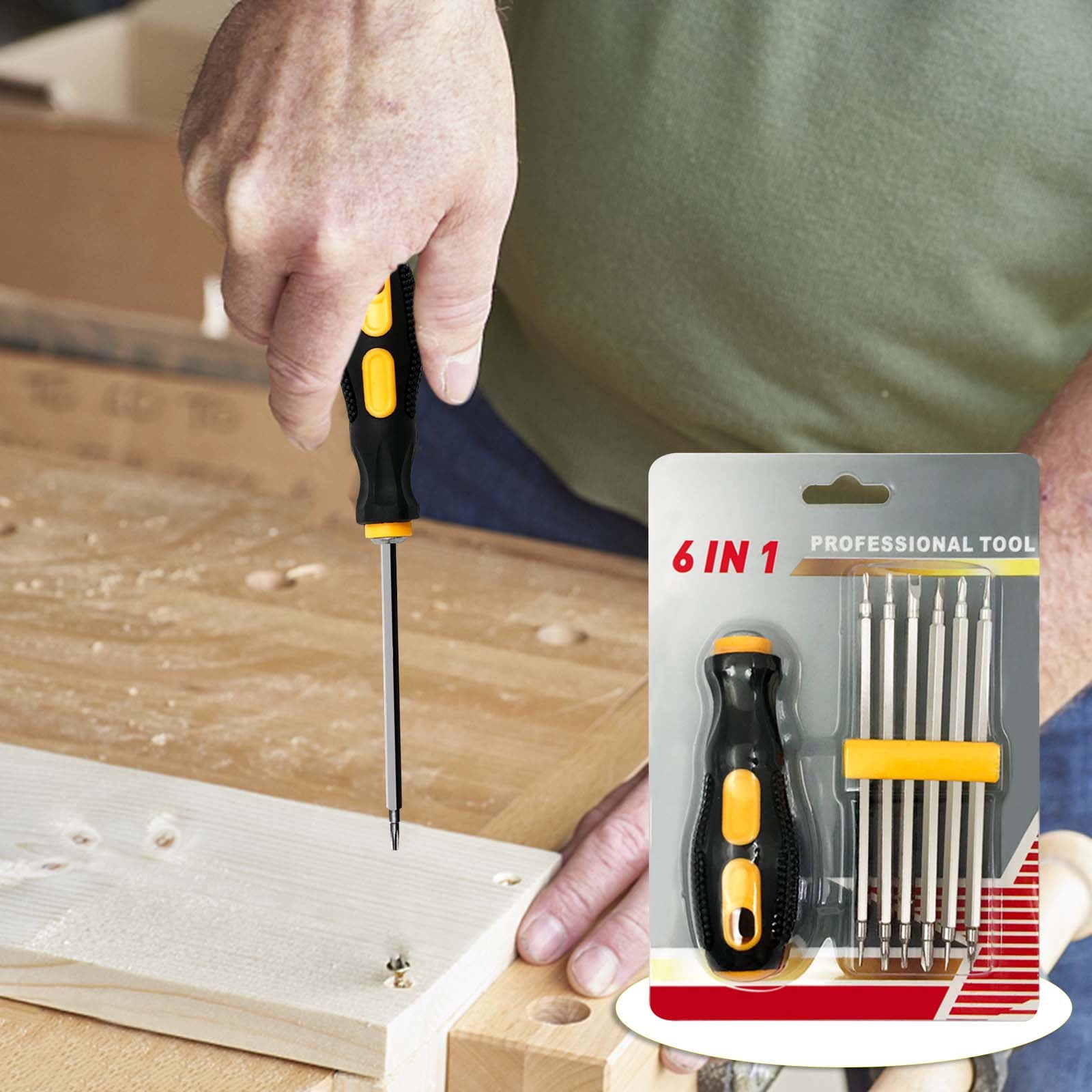 12-in-1 YU-shaped Screwdriver Set, Multi-function Household Tool ...