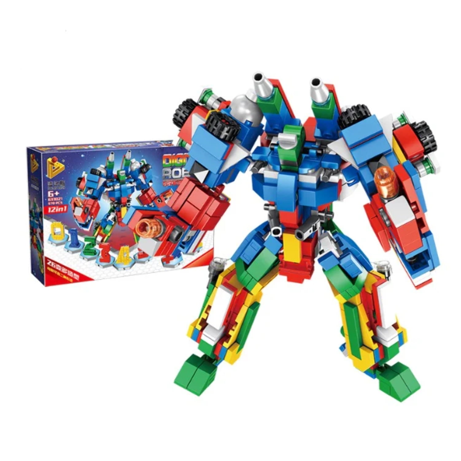 12 in 1 deformed small particles building blocks - Walmart.com