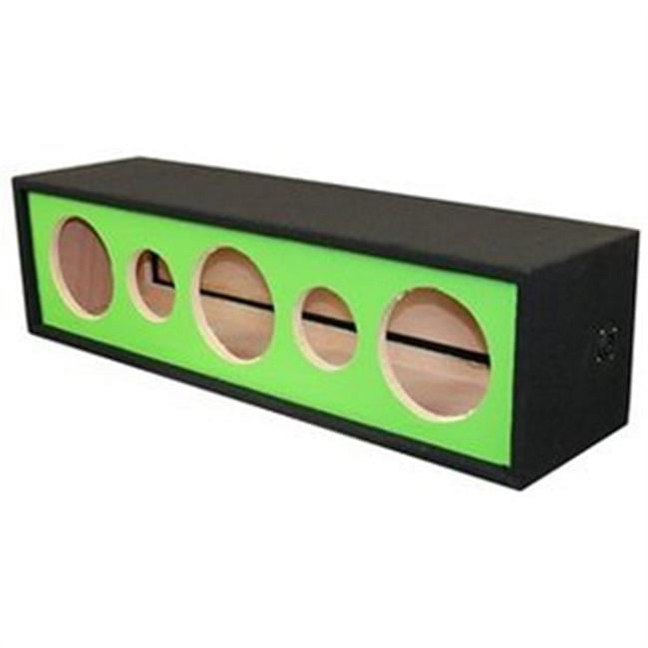 12 in. 3 Horns 2 Tweeters Side Speaker Enclosure, Green - Walmart.com