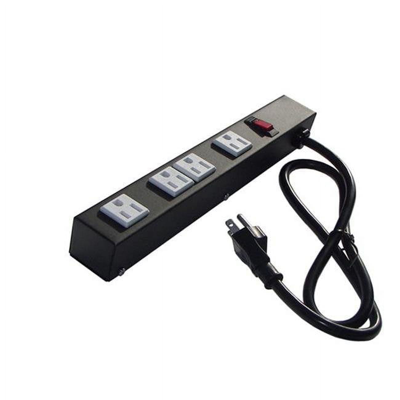 12 in. 4 Outlet Metal Power Strip - Walmart.com