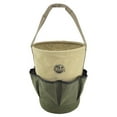 12 in. 6 Pocket Utility Tool Bucket in Khaki Green - Walmart.com