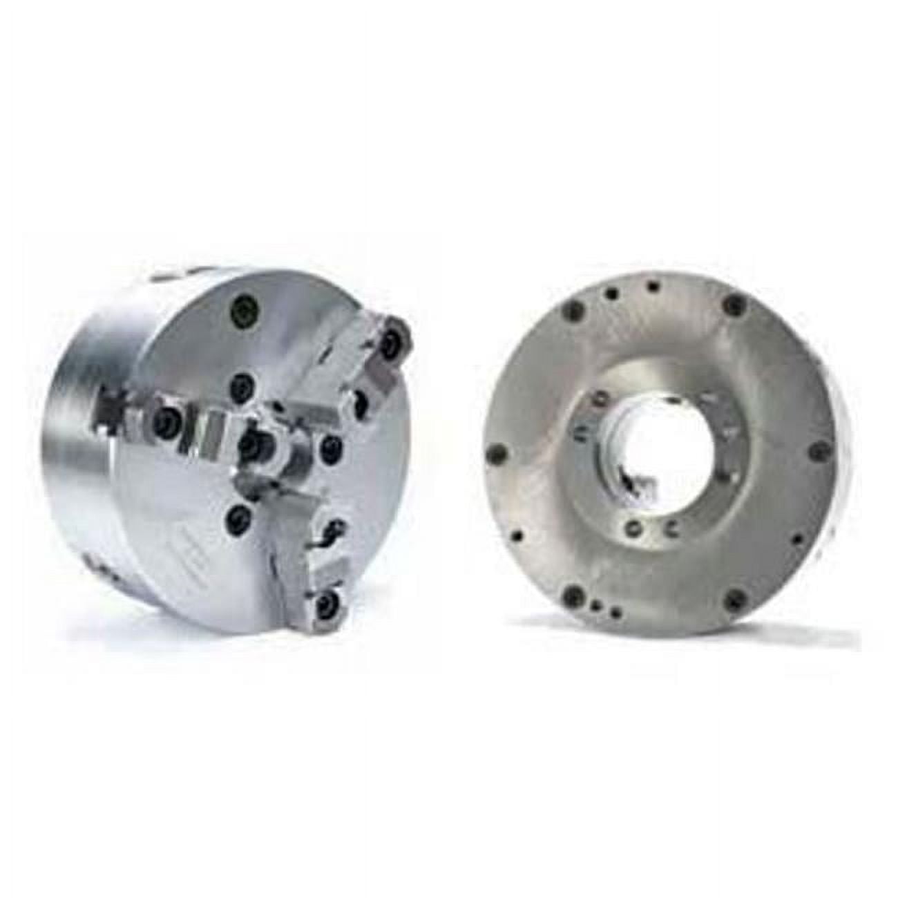 12 in. A2-6 Taper A 3-Jaw Forged Steel Body Scroll Chuck - 2 Piece ...