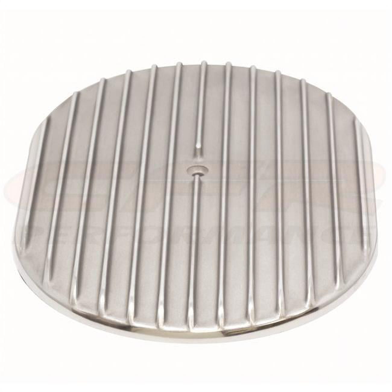 12 in. Aluminum Oval Air Cleaner Top Finned - Polished - Walmart.com