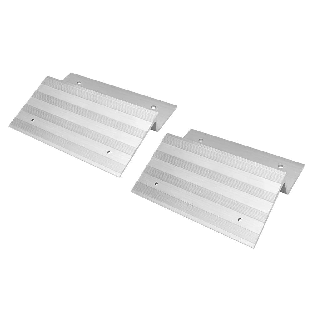 12 in. Aluminum Truck Loading Ramp Plate Kit (Includes 2 Ramp Plates ...