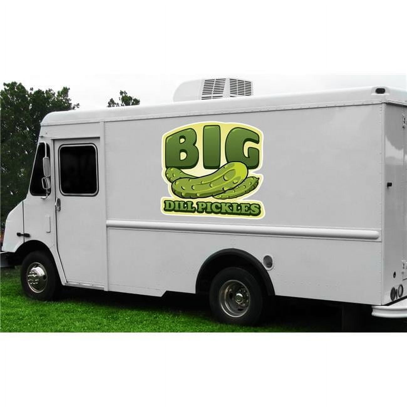 12 in. Big Dill Pickles Concession Decal Sign - Cart Trailer Stand ...