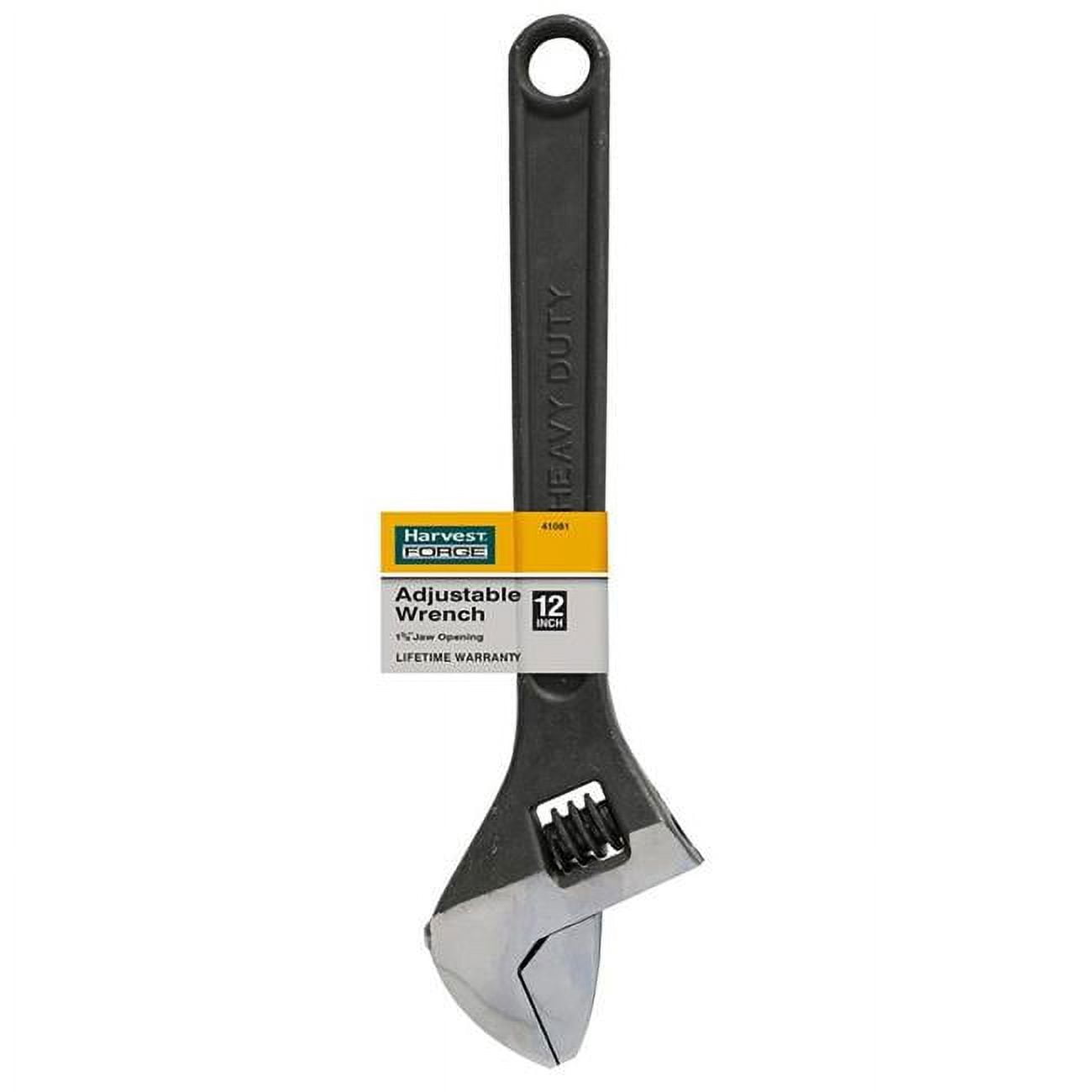 12 in. Black Adjustable Wrench - Walmart.com
