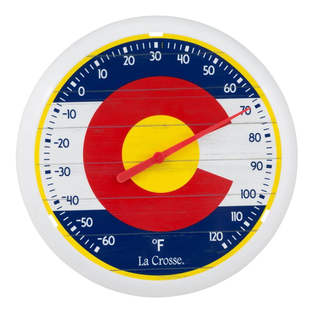 12 in. Classic Round Dial Thermometer - Colorado - Walmart.com