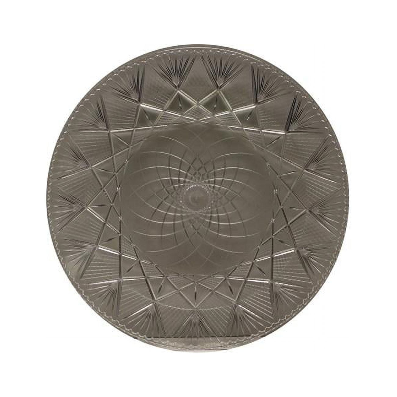 12 in. Clear Round Crystal Platter - Case of 25 - Walmart.com