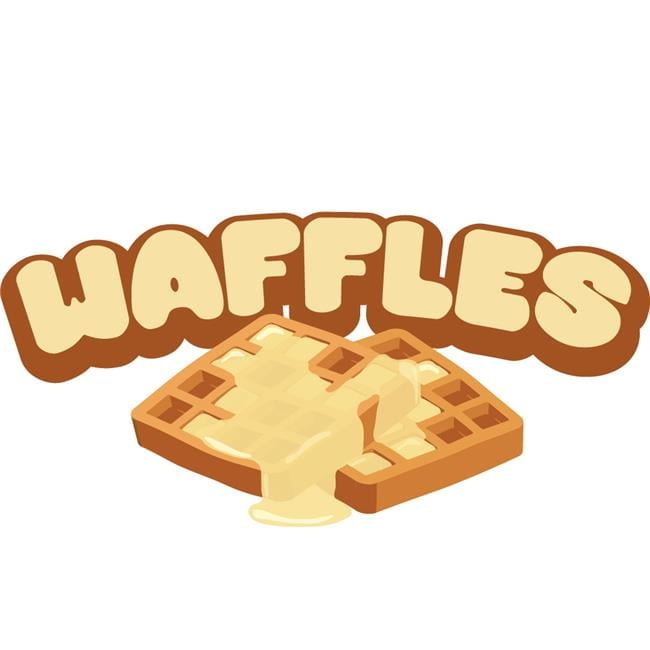 12 in. Concession Decal - Waffles - Walmart.com