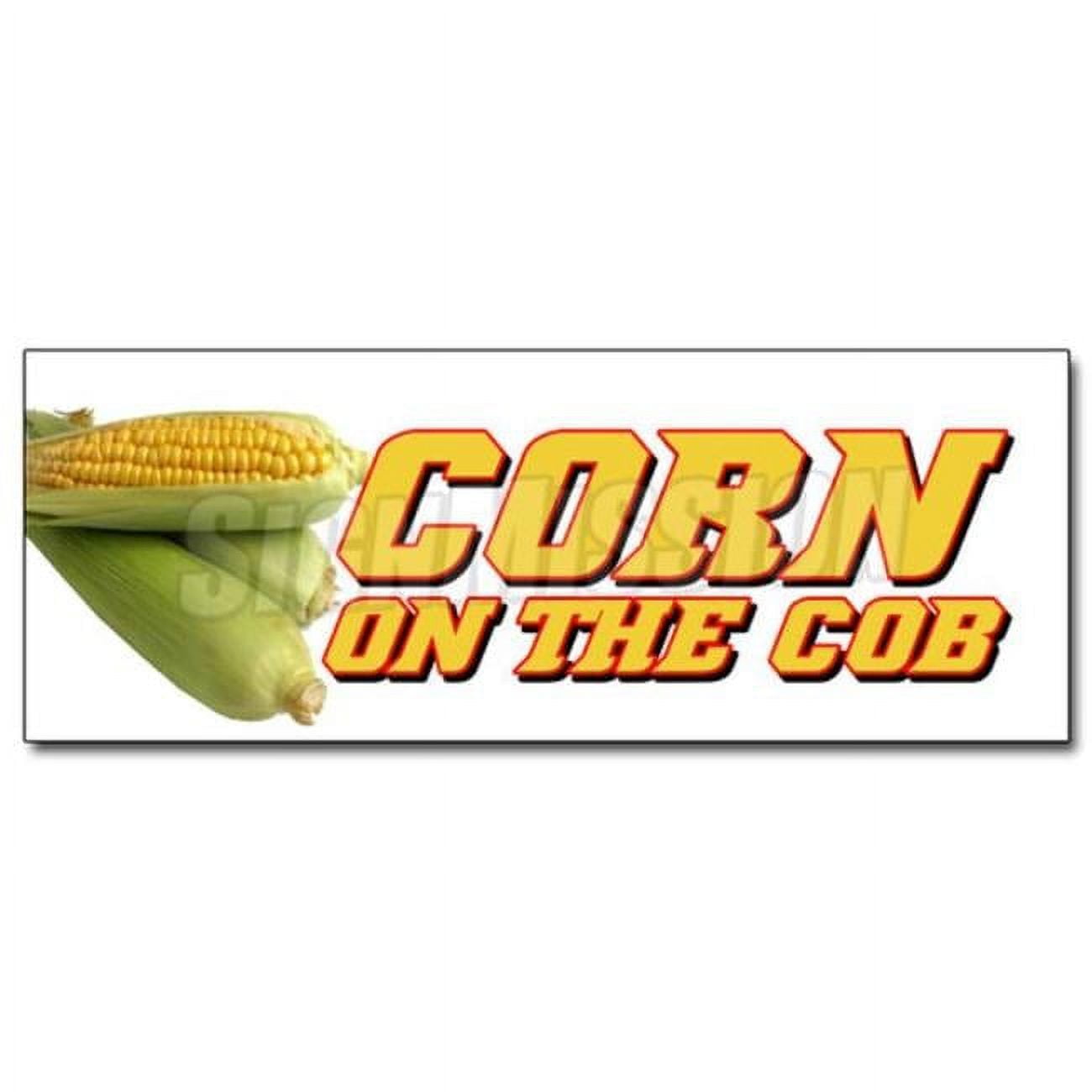 12 in. Corn on the Cob Decal Sticker - Farmer Market Fresh Farm Produce ...