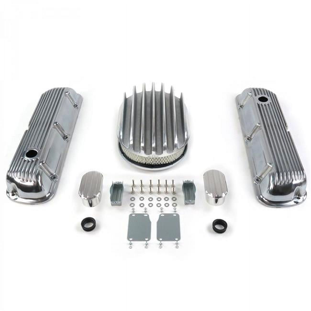 12 in. Deep Oval & Finned Engine Dress Up kit with Breathers 289-351 ...