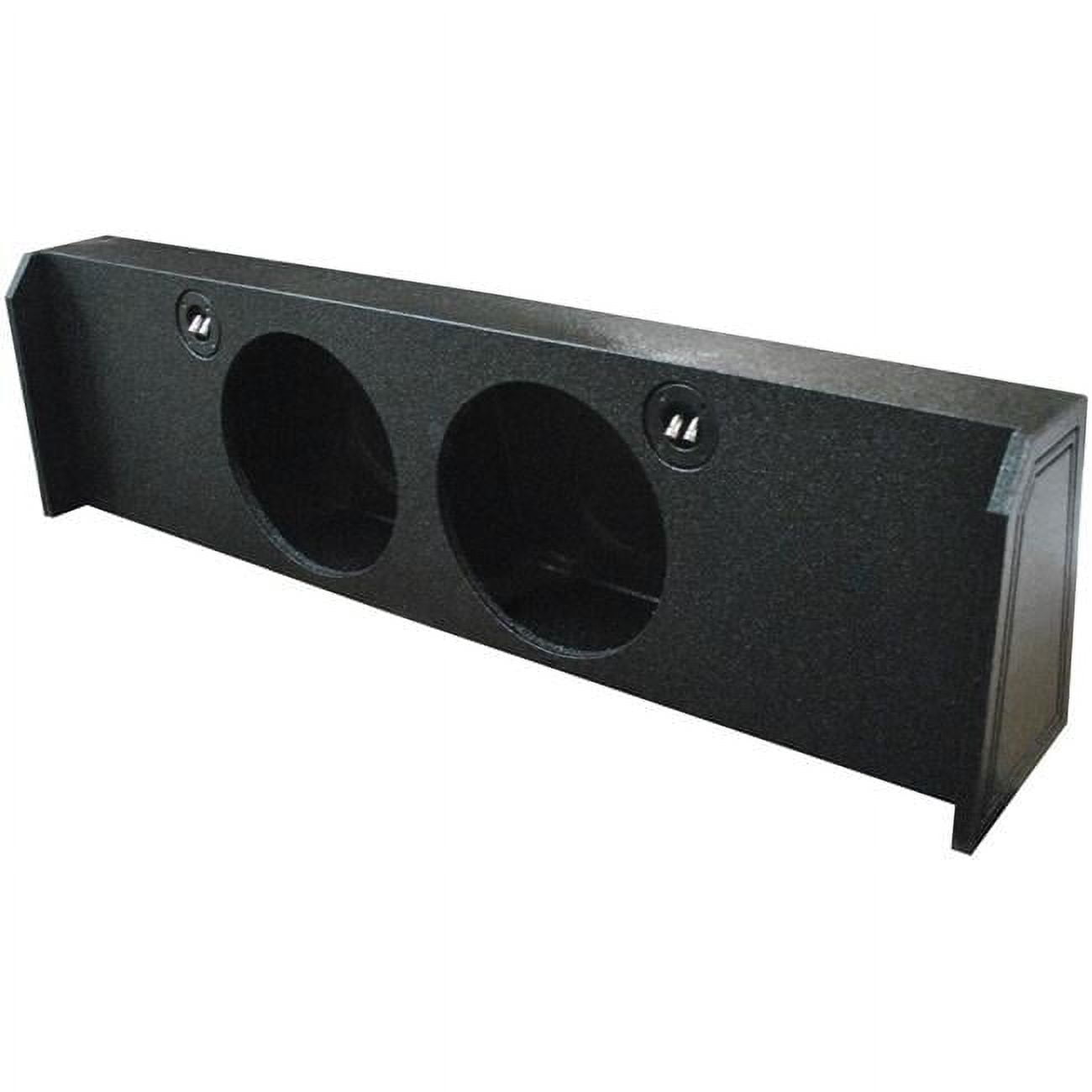12 in. Dual Empty Woofer Box for 2009-14 Ford F150 Truck Under Seat ...