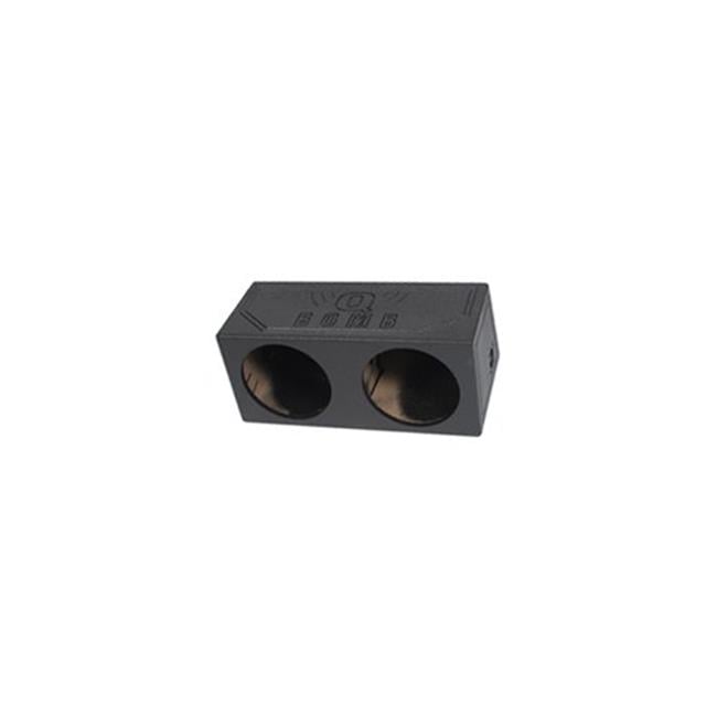 12 in. Dual Hole Sealed Speaker Box, Black - Walmart.com