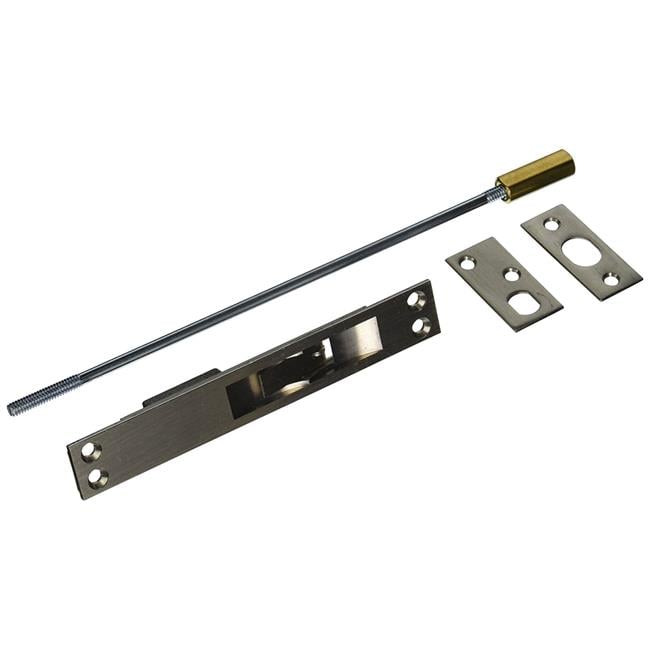 12 in. Extension Flush Bolt - Black - Walmart.com