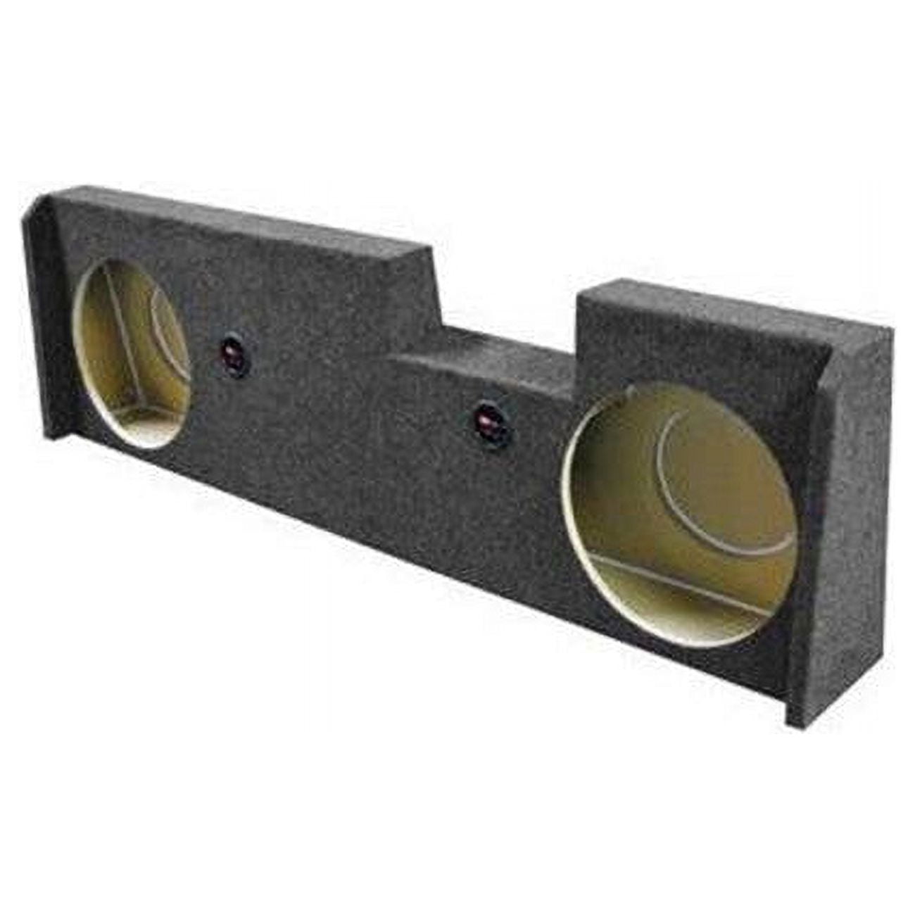 12 in. GMC Dual Custom Fit 4-Door Unloaded Speaker Box for Trucks, Grey ...