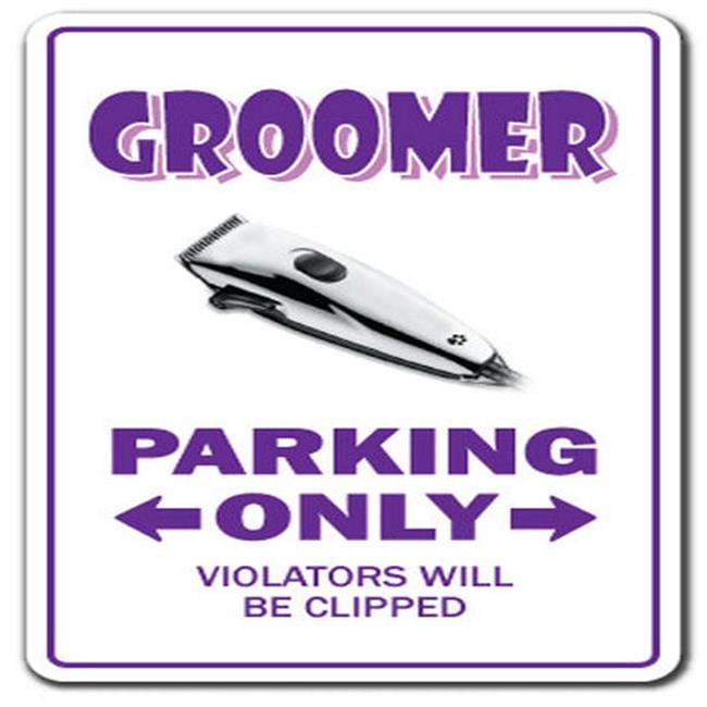 12 in. Groomer Sign Parking Sign - Pet Dog Cat Kennel Veterinarian Vet ...