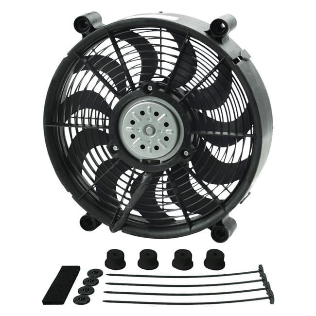 12 in. High Output Single Radiator Pusher & Puller Fan with Standard ...