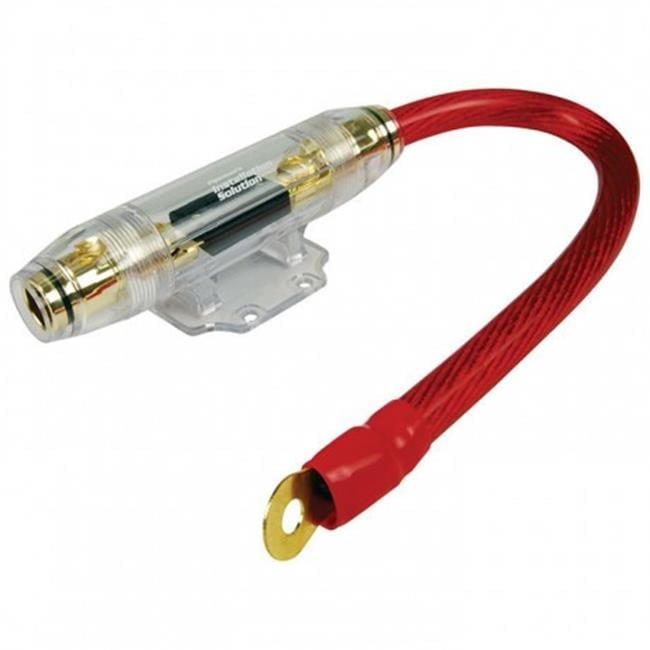 12 in. Installation Solution Wire with ANL Fuse Holder & 100A Fuse ...