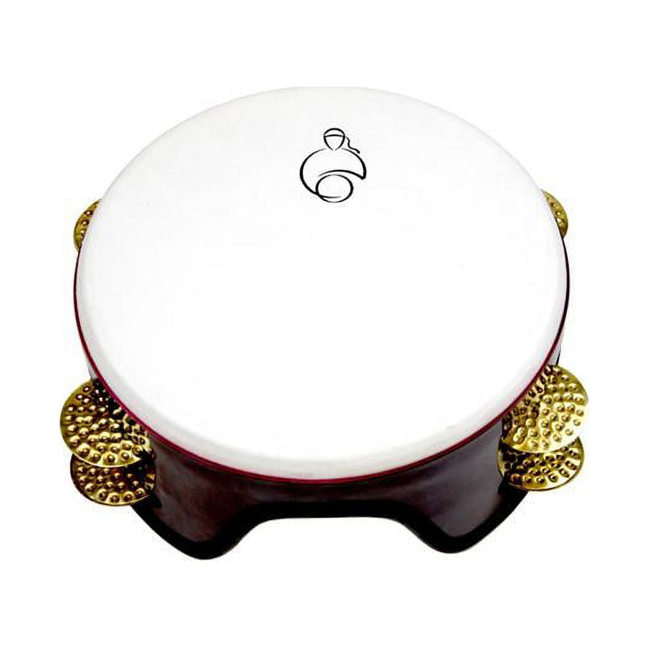 12 in. Jamal Mazhar Drum with Jingles, Kenya Red PVC - Walmart.com