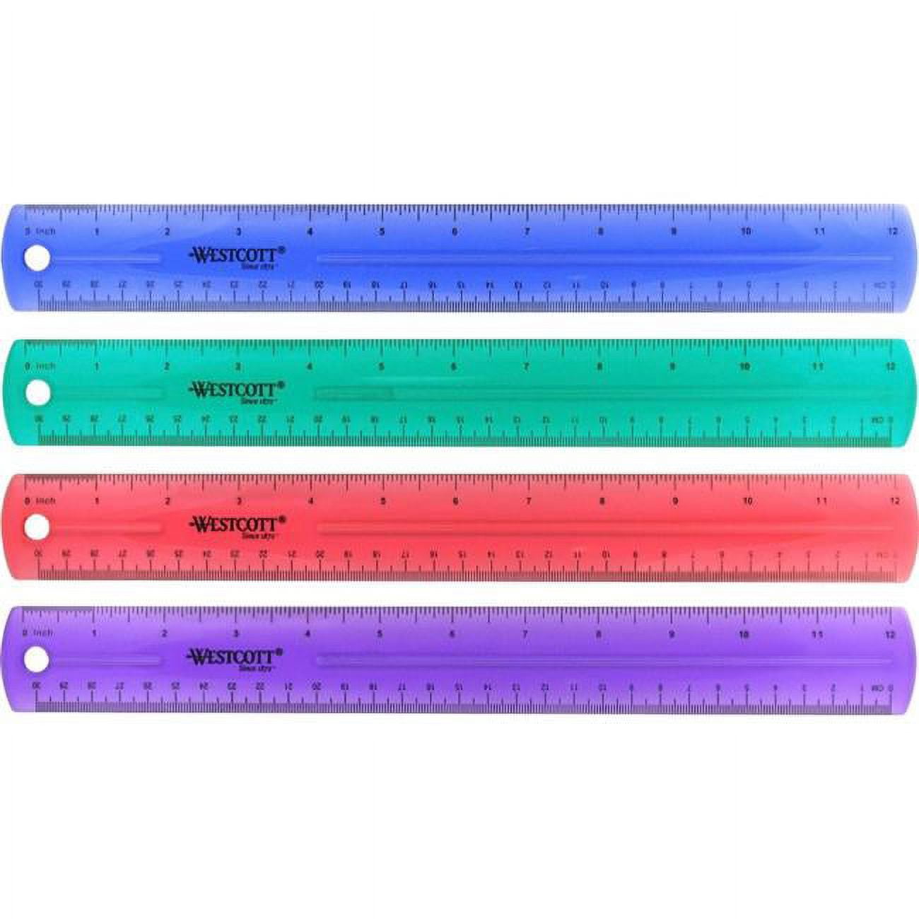 12 in. Jewel Colored Ruler, Assorted Color - Walmart.com