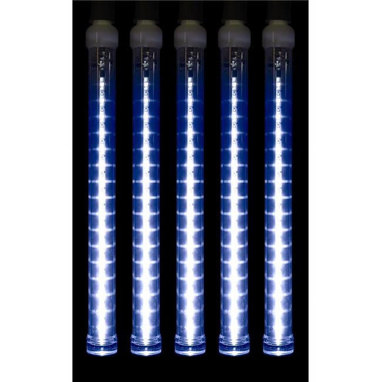12 in. LED Snowfall Tube Light - Blue - Pack of 5 - Walmart.com