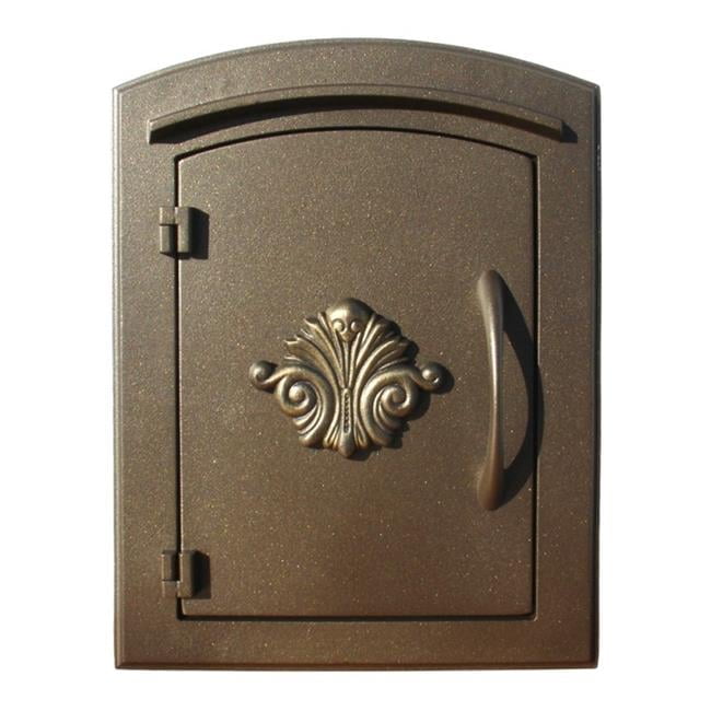 12 in. Manchester Security Drop Chute Mailbox with Decorative Scroll ...