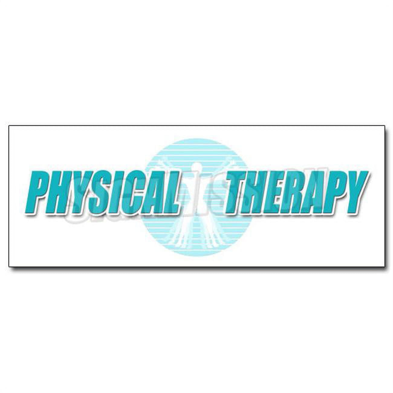 12 in. Physical Therapy Decal Sticker - Therapist New - Walmart.com