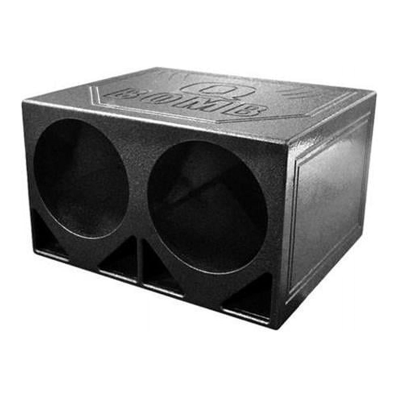12 in. Ported Dual Hole Vented Triangle Speaker Box, Black - Walmart.com