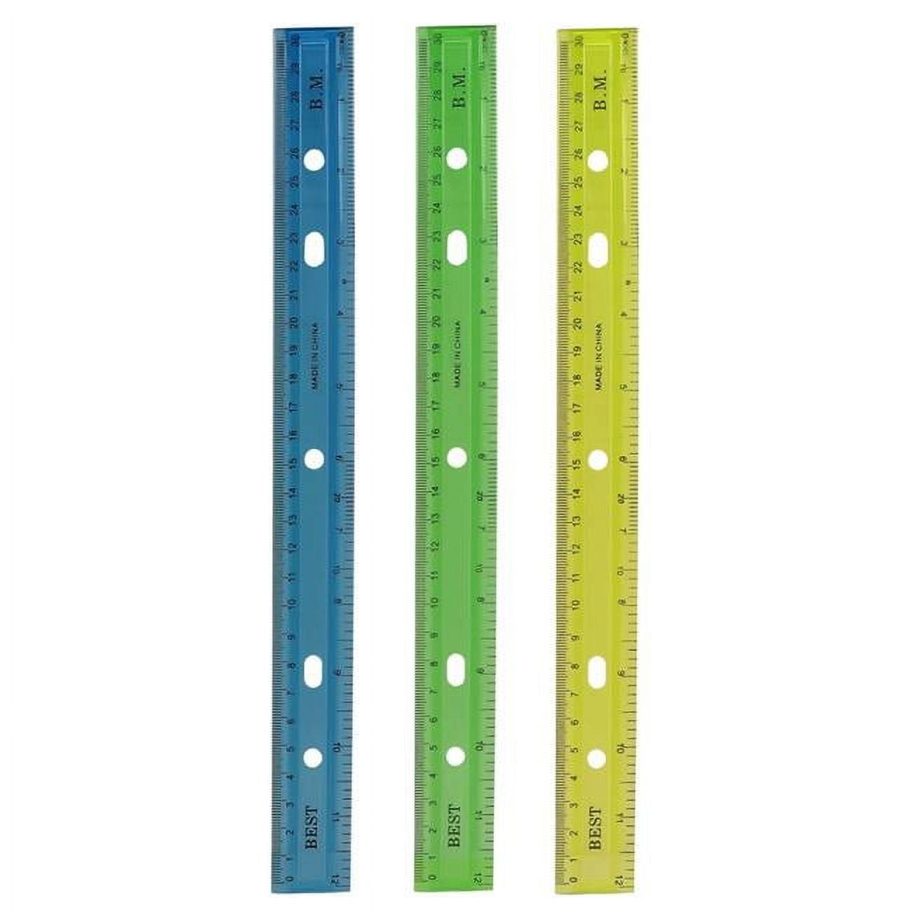 12 in. Rulers, Assorted Color - Pack of 96 - Walmart.com