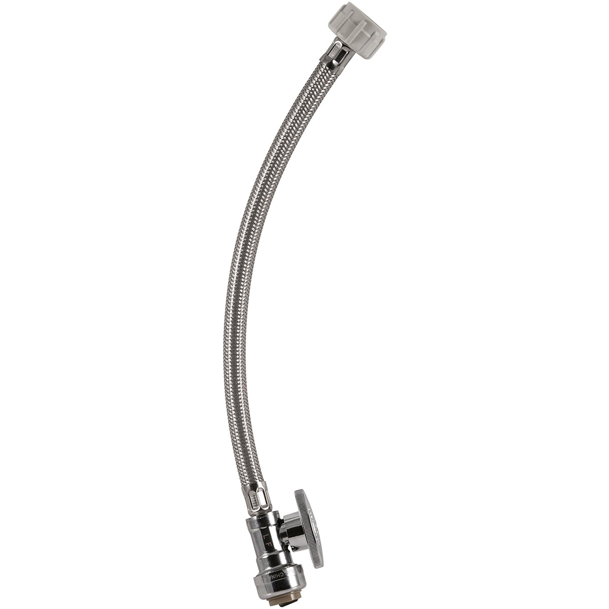 12 in. STAINLESS ST TOILET SUPPLY LINE w/ 1/2" NOM STRAIGHT - Walmart.com