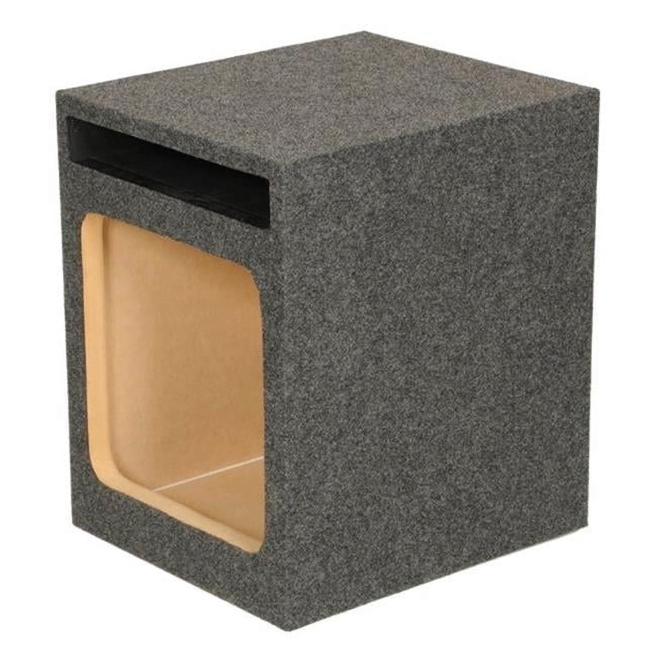 12 in. Single Heavy Duty Vented Square Subwoofer Sub Enclosure Box ...