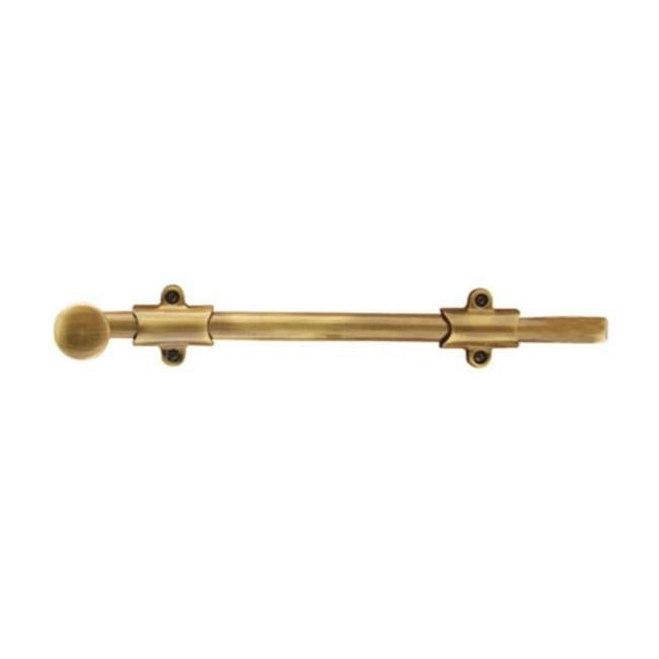 12 in. Surface Bolt with 3 Strikes, Medium Bronze - Walmart.com