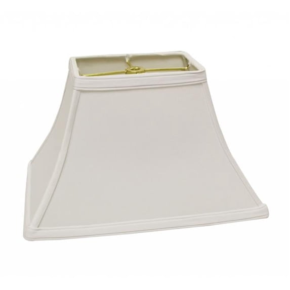 12 in. White Rectangle Bell No Slub Lampshade - Walmart.com