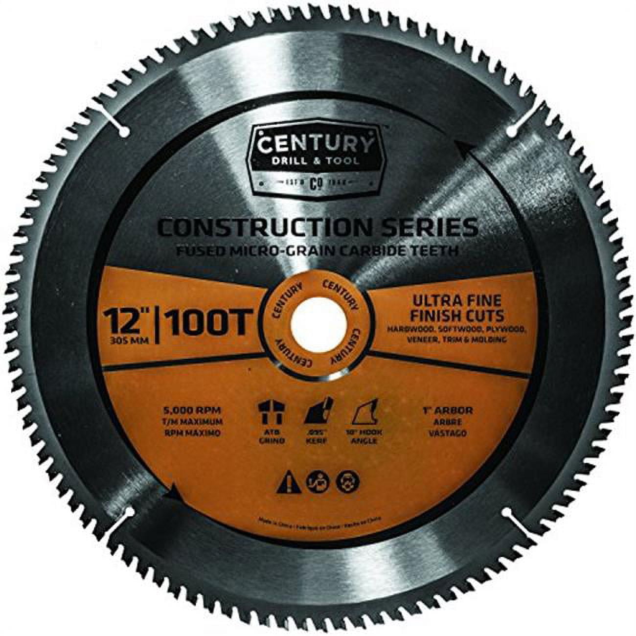 12 in. x 100T Contractor Miter - Walmart.com