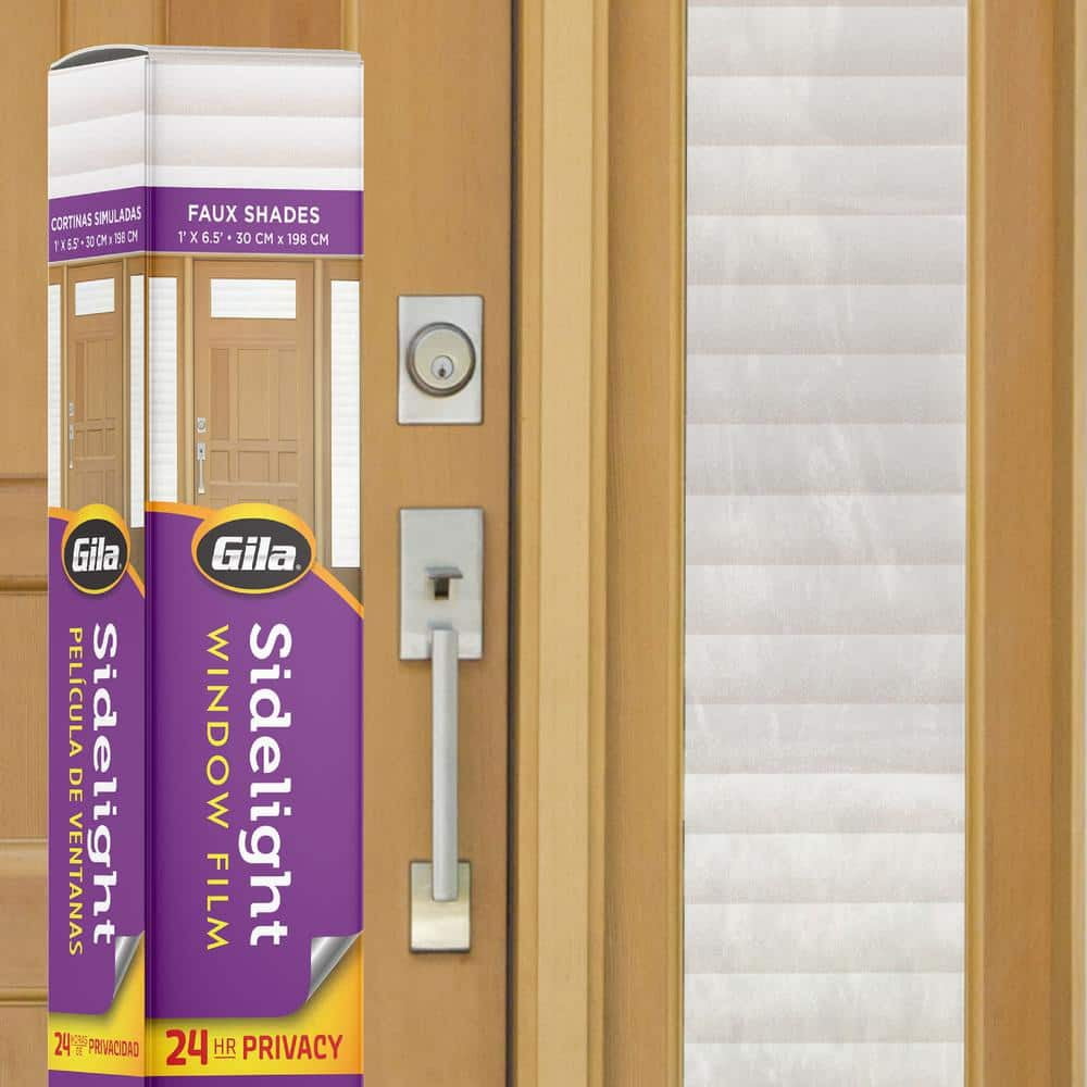 12 in. x 78 in. Faux Shades Sidelight Window Film - Walmart.com