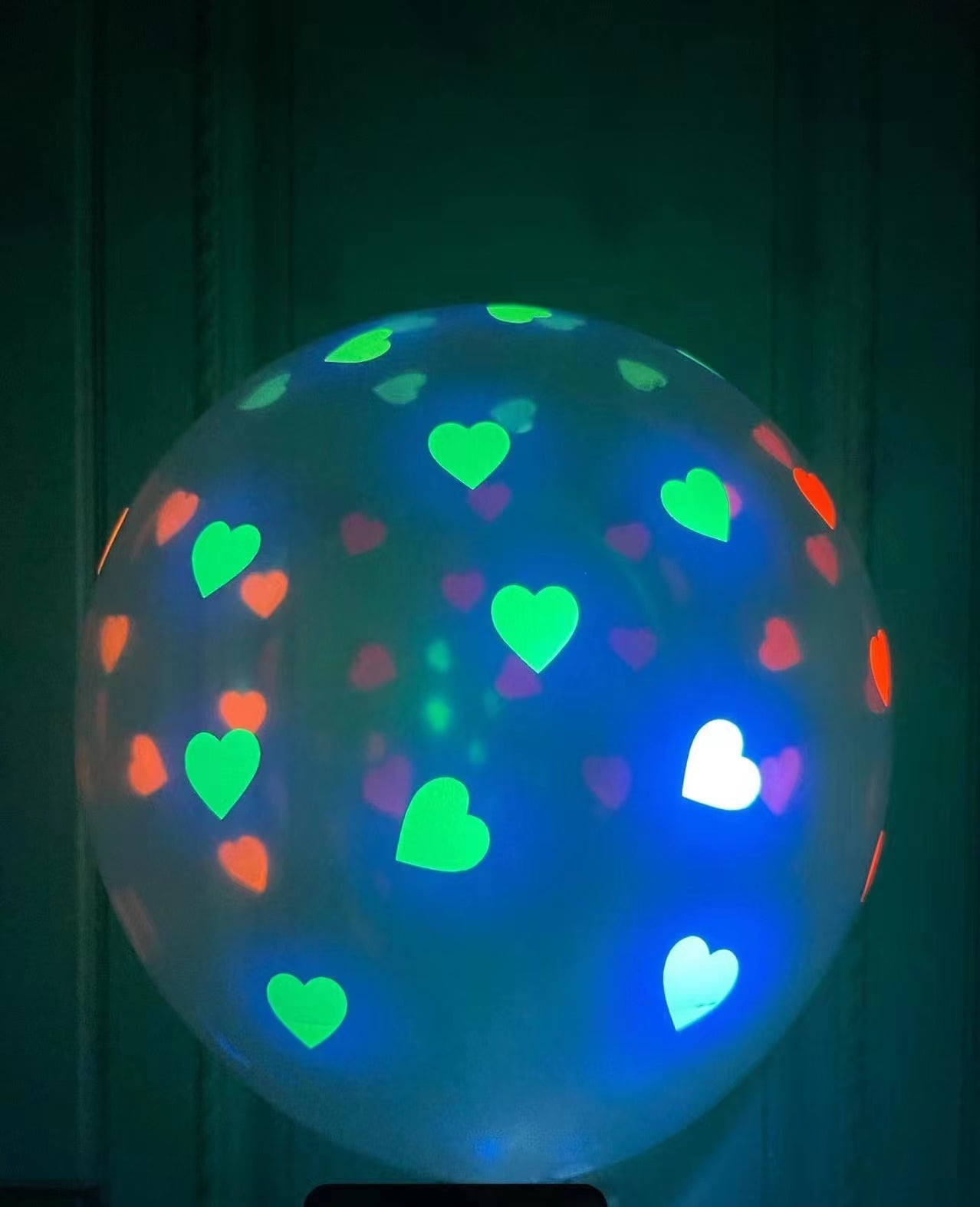 12 inch 10 inch transparent fluorescent balloon color luminous balloon ...