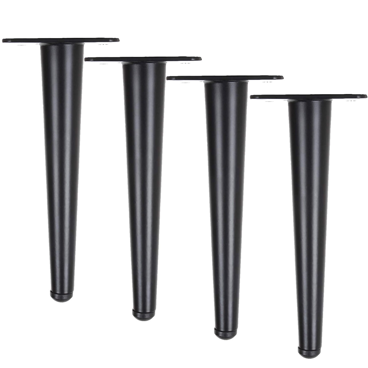 12 inch / 30cm inch Metal Furniture Legs, Btowin VCF 4Pcs Black Mid ...