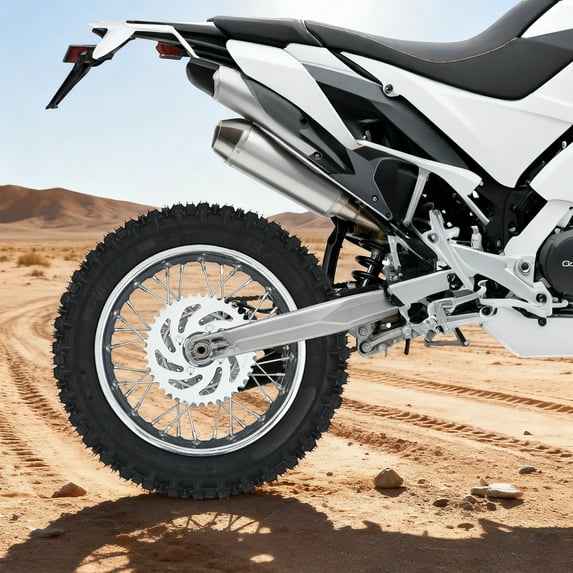 12 inch 80/100-12 Rear Tire+Rim+Disc Brake+Sprocket Fit For Dirt Pit ...