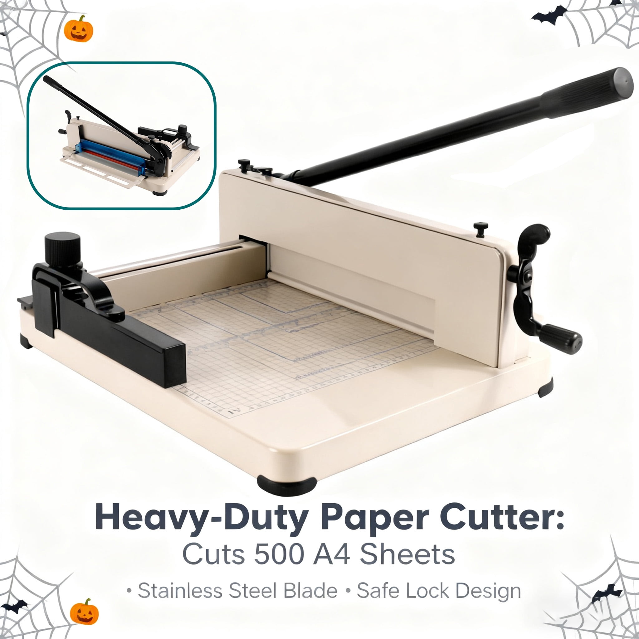 12 inch A4 Guillotine Paper Cutter, Thick Paper Cutter, 500 Sheet ...