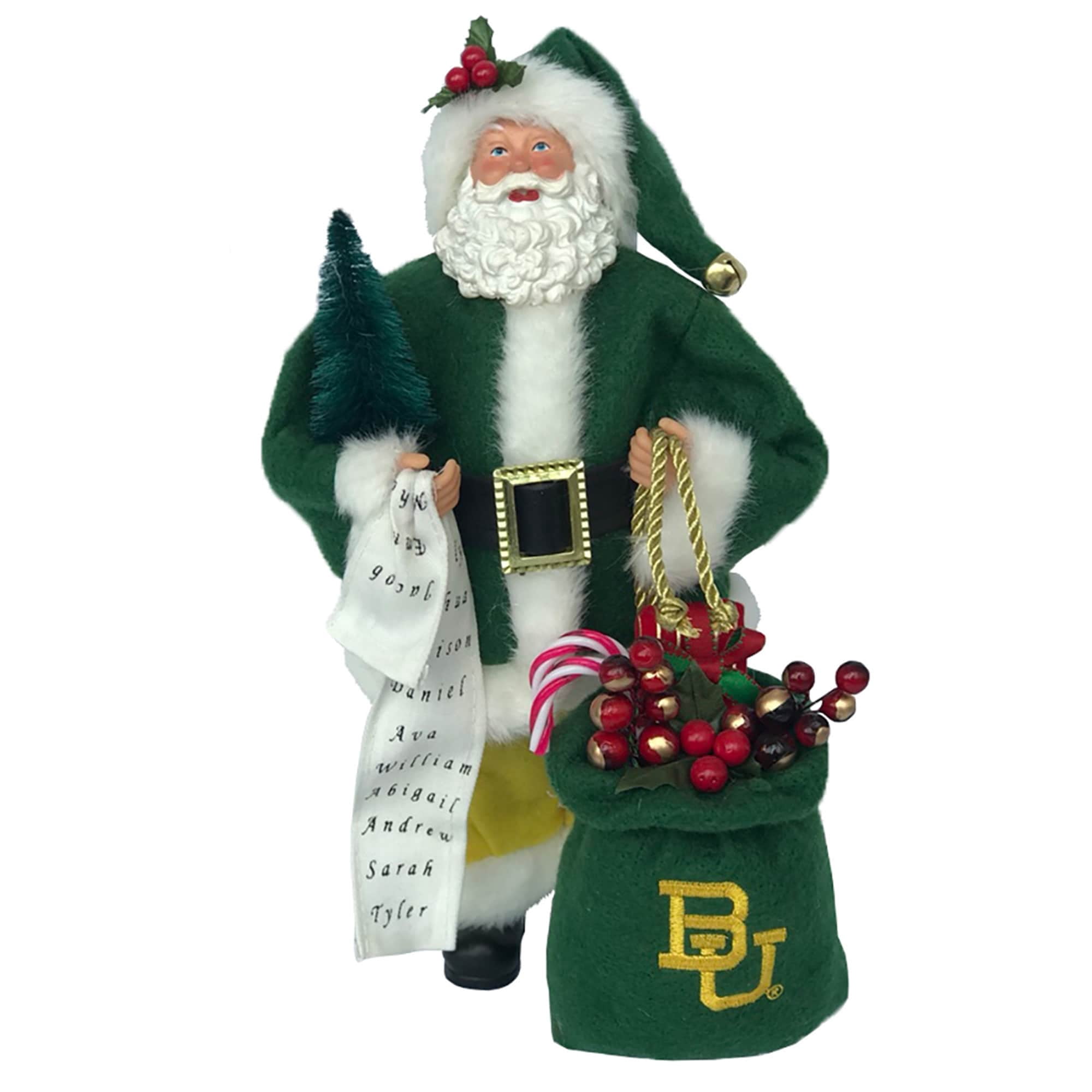 12 inch Baylor Santa - green - Walmart.com