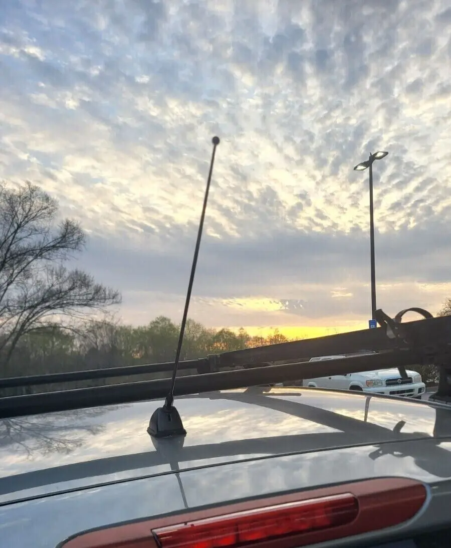 12" inch Black Stainless Antenna Mast Power Radio AM/FM for NISSAN ...