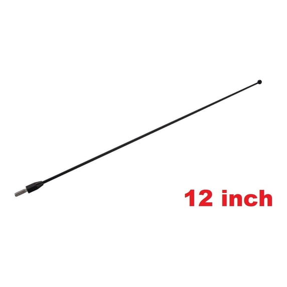 12" inch Black Stainless Antenna Mast Power Radio AMFM for DODGE RAM ...