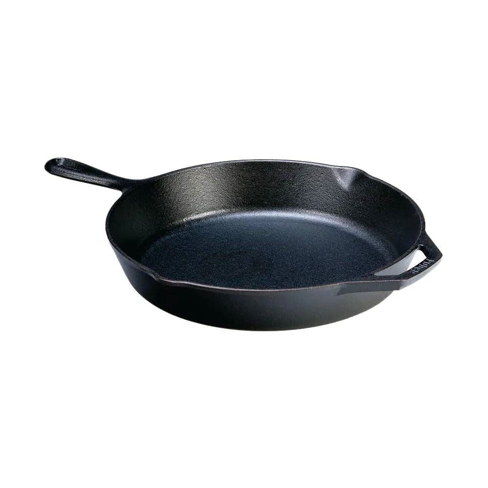 12-inch Cast Iron Skillet Frying Pan with Pour Spout - Made in the USA ...