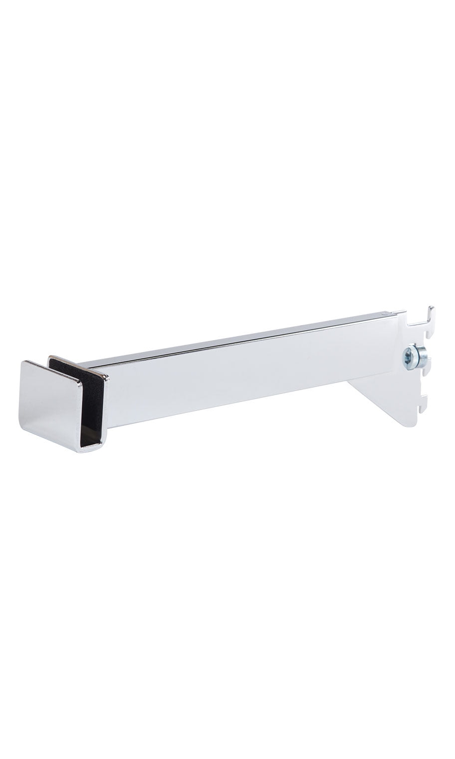 SSWBasics 12 inch Chrome Dimensional Hangrail Bracket for Slotted ...