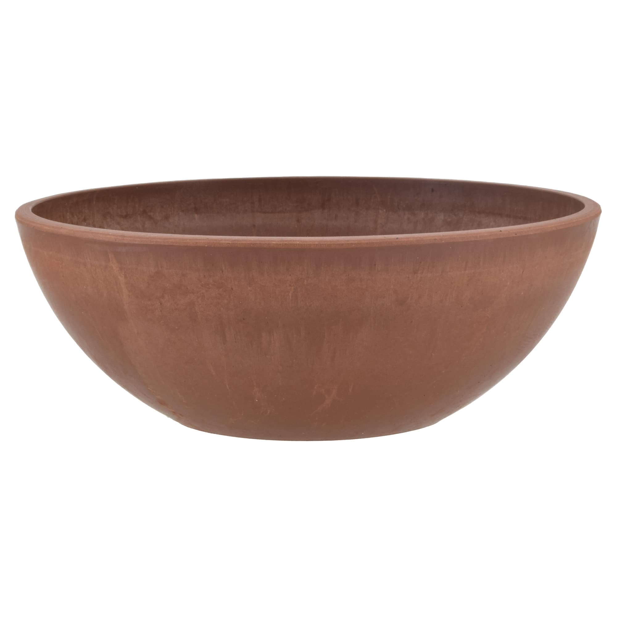 12 inch Composite Low Bowl Planter Shallow Indoor Outdoor Pot for ...